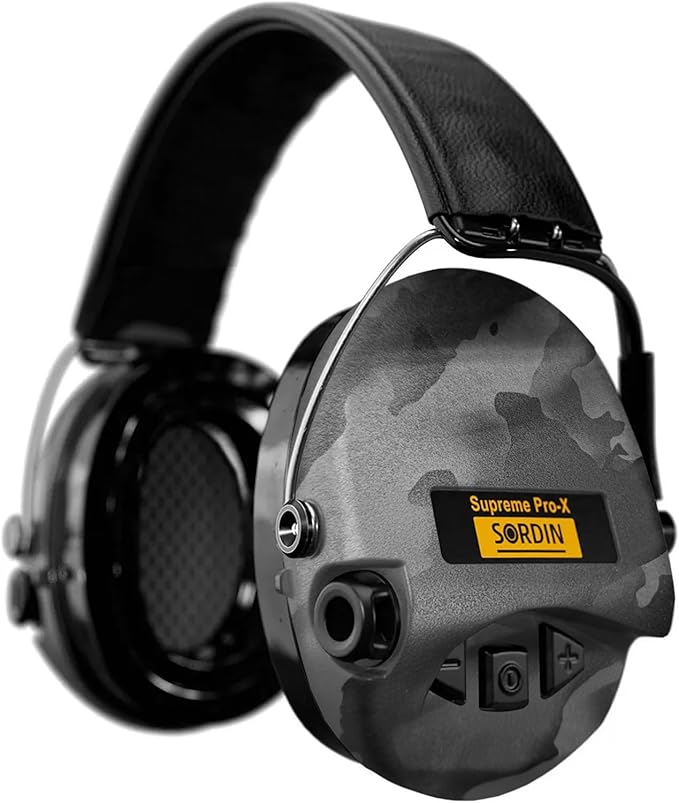 Hörselskydd Supreme Pro X H2 Night Camo Led - Kjells Vapen